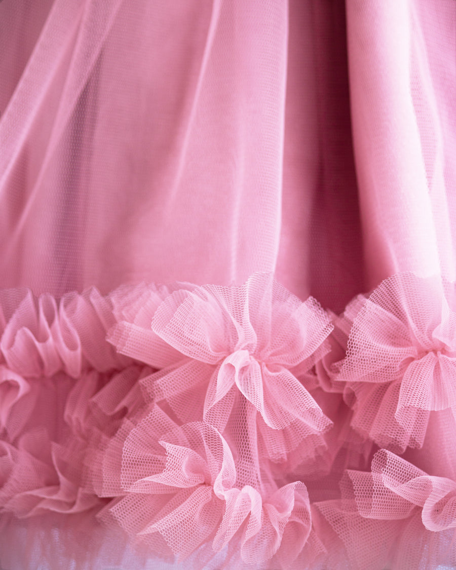 Dust Pink Frock For Kids, Perfect Outfit For Birthday Parties ...